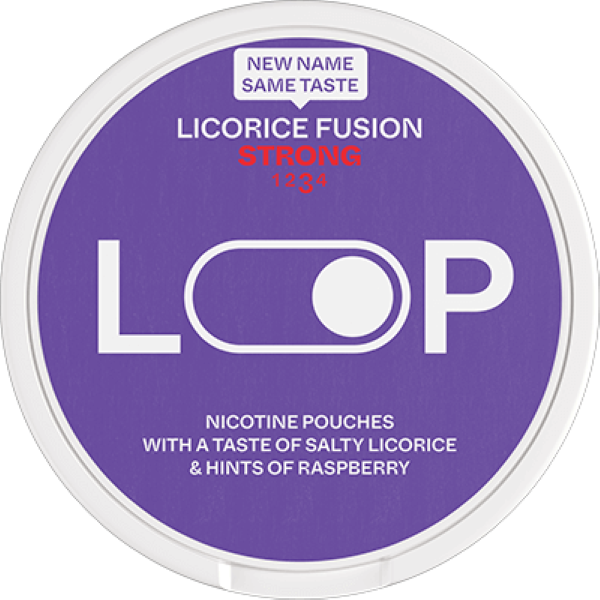 Buy Loop Licorice Fusion Strong at SnusCentral