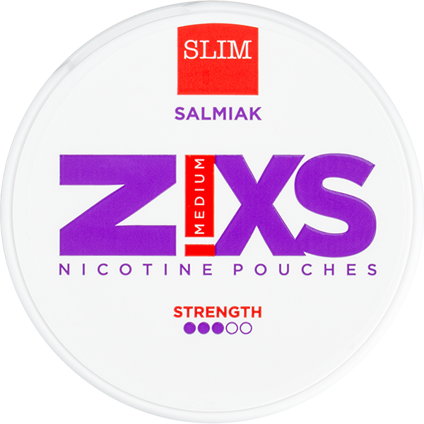 Buy Zixs Salmiak SLIM - Salty Licorice at SnusCentral